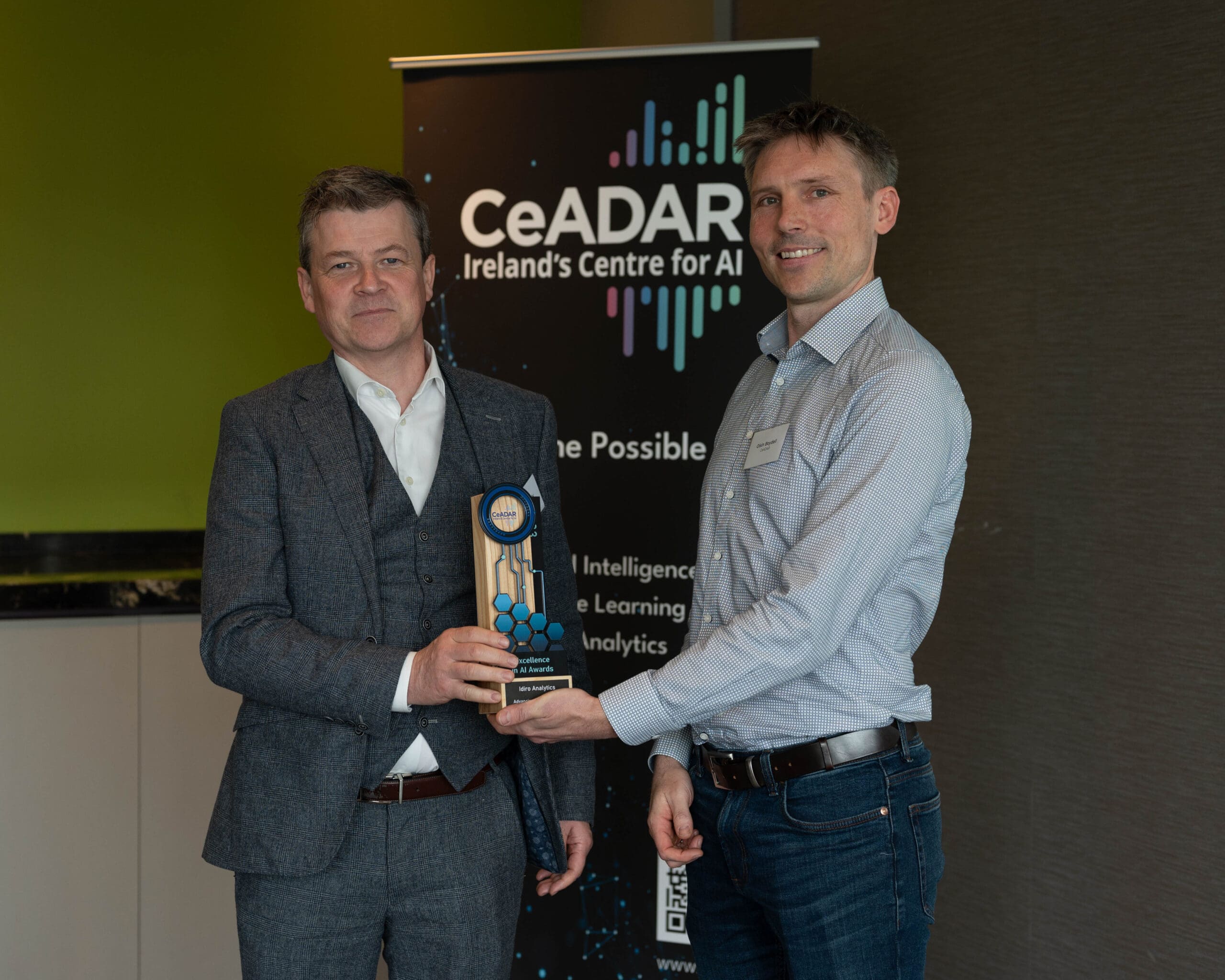 Idiro Analytics takes home CeADAR’s Advancing Trustworthy AI Award | CeADAR